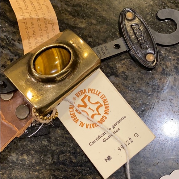 Brave | Accessories | Brave Brown Crinkle Leather Belt | Poshmark